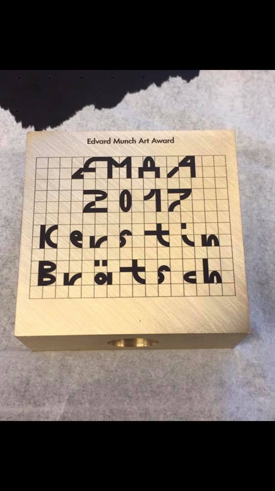 Design Skilt. Edvard Munch Art Award 2017